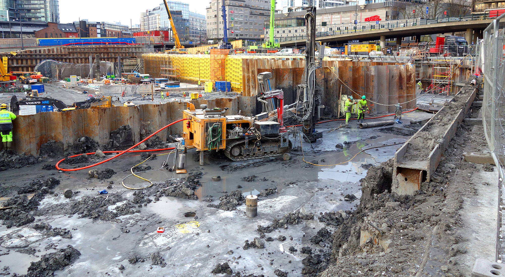 NGI - WP 1: Drilling for installation piles and anchor tie-backs